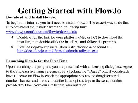 Lesson Basic Tutorial Data Analysis Software For Flow Cytometry Pptx