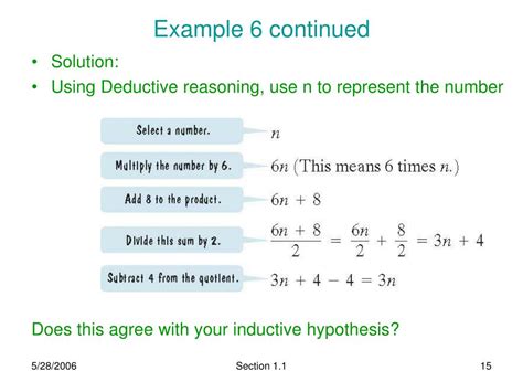 PPT Section 1 1 Inductive And Deductive Reasoning PowerPoint