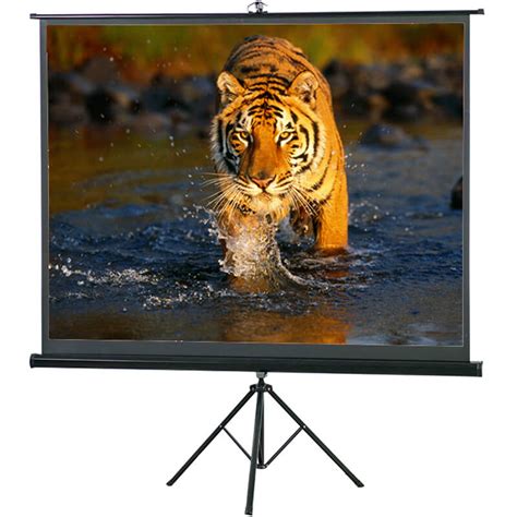 Projector Screen 120 Inch Tripod Portable 6×8 Feet 4 3mw Speed X
