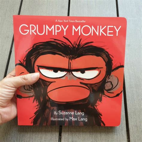 Grumpy Monkey By Suzanne Lang Board Book Shopee Malaysia