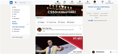 Github Uygarsuslulinkedin Clone