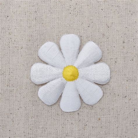 Daisy Iron On Patch Etsy