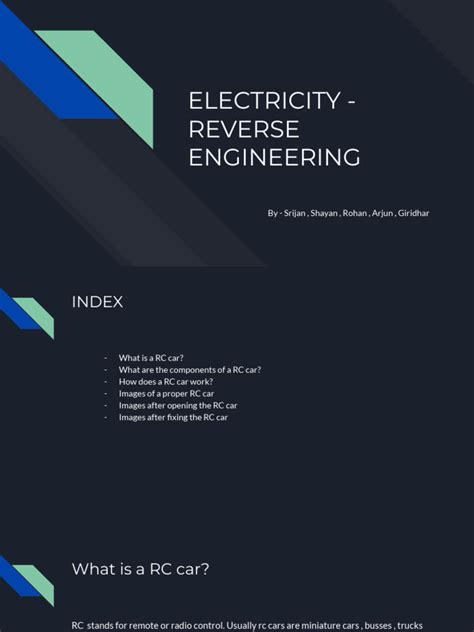 electricity reverse engineering pdf