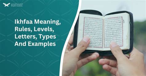 Ikhfaa Meaning Rules Levels Letters Types And Examples Shaykhi