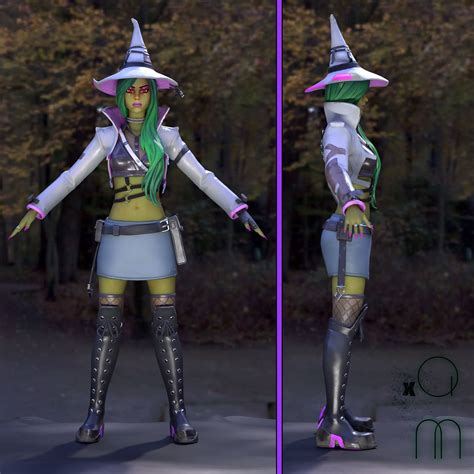 3d Model Hemlock Fortnite Vr Ar Low Poly Cgtrader