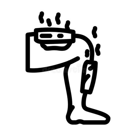 Icône De Ligne De Therthérapie Illustration De Vecteur Illustration