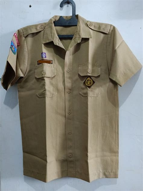 Baju Seragam Pramuka Fesyen Pria Pakaian Atasan Di Carousell