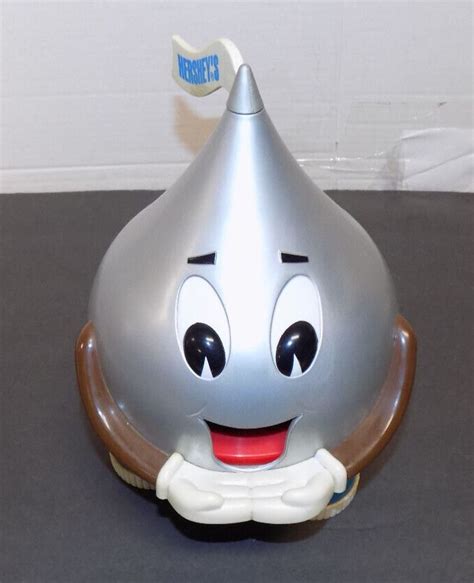 1995 Hersheys Kiss Rotating Candy Dispenser Hershey Candy Dish 10 Inches Tall On Ebid United