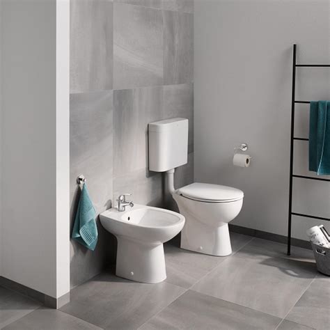 Чаша приставного унитаза Grohe Bau Ceramic 39431000 безободковая ...