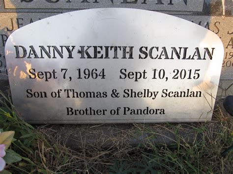 Danny Keith Scanlan 1964 2015 Find A Grave Memorial