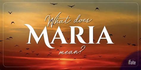 Maria Meaning In English Meaning Origin And History Of The Name