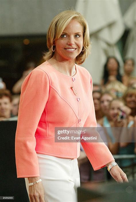 Today Show Co Host Katie Couric Smiles As She Appears During Nbcs