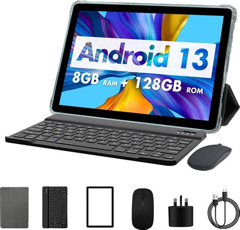 PRITOM 10 Inch Tablet 8 GB 4 4 GB Expand 64 GB ROM Android 14 1TB