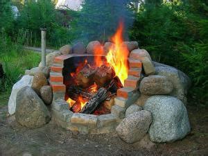 Как сделать костровище из камня на даче своими руками, необходимые ...