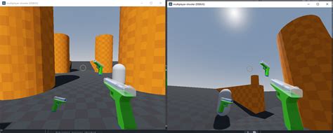 how not to render extra guns in godot multiplayer fps r godot
