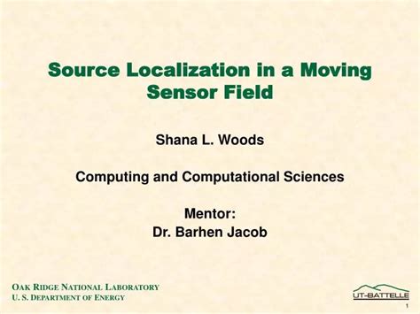 Ppt Source Localization In A Moving Sensor Field Powerpoint