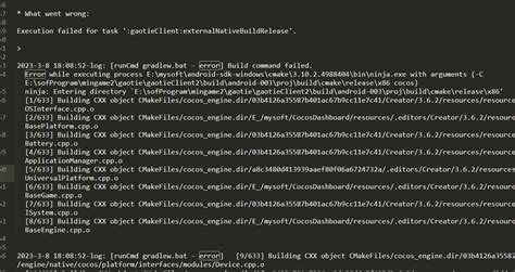 Cocos362打x86的包失败 Creator 3x Cocos中文社区