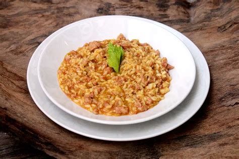 Risoto De Linguiça Fresca Com Salsão Mel E Pimenta