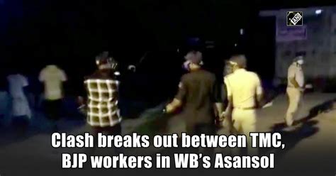 Clash Breaks Out Between Tmc Bjp Workers In Wbs Asansol