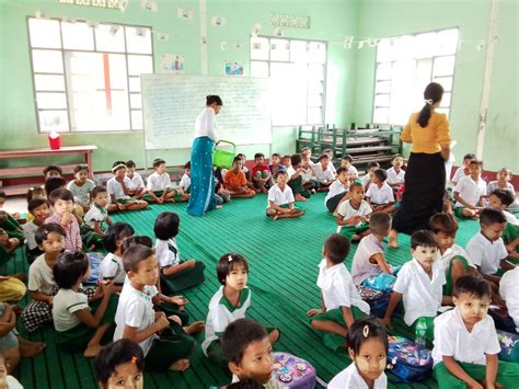 ရွှေဘိုမြို့အမှတ် ၁၁ အ မ က၌ စာဖတ်ရှိန်မြှင့်တင်ရေး အသိပညာ ပေး ဟော ပ