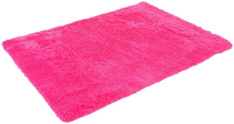 mendler teppich hwc f69 shaggy läufer flauschig weich 160x120 cm pink