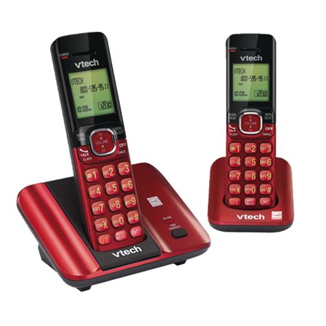 Vtech 2 Handset DECT 6 0 Cordless Phone CS6519 26 Red Future Shop Toronto