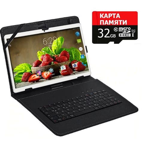Планшет-телефон Adronix MT116 2 GB RAM Silver з чохлом-клавіатурою ...