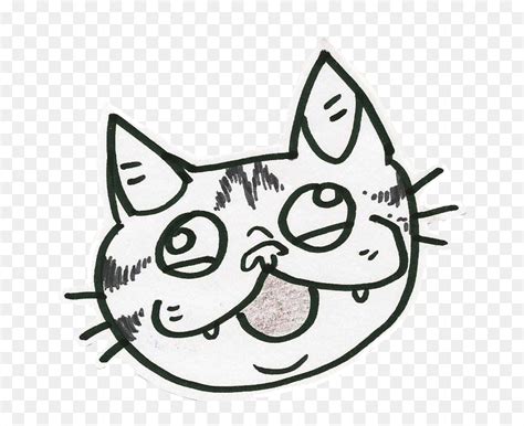 Derpy Cat Face Drawing Woooo I Drew A Derpy Cat Face