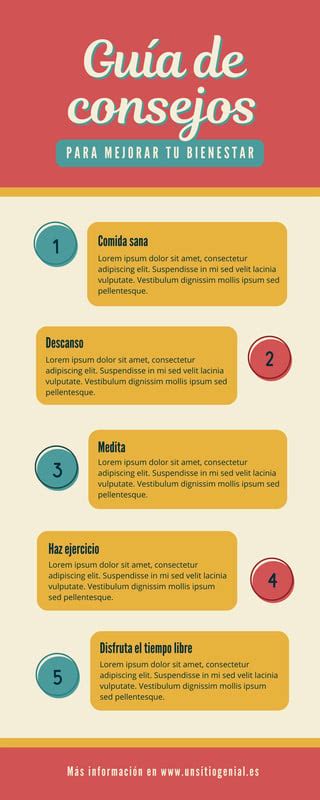 Plantillas de ejemplos de infografías editables gratis Canva