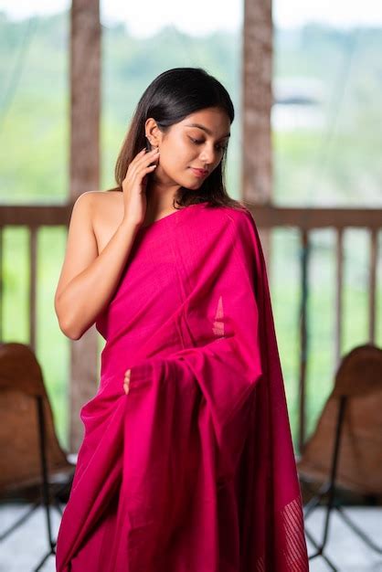 Premium Photo Beautiful Girl In Saree