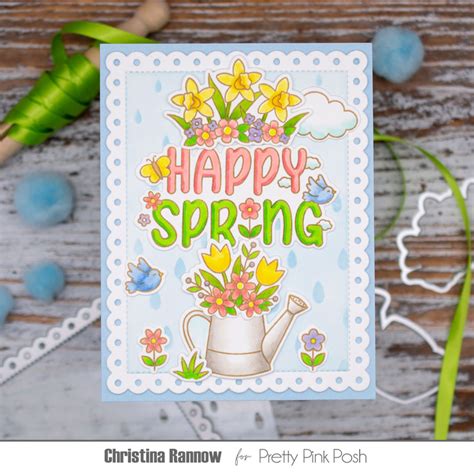 Pretty Pink Posh Easter Word Scenes Dies Simon Says Stamp