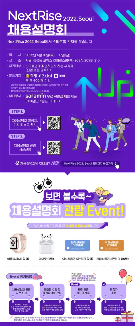 스타트업 채용설명회 Nextrise 2022 Seoul 채용설명회 공모전 대외활동 링커리어