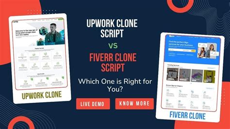 Best Freelancer Script On Linkedin Upwork Clone Script Vs Fiverr