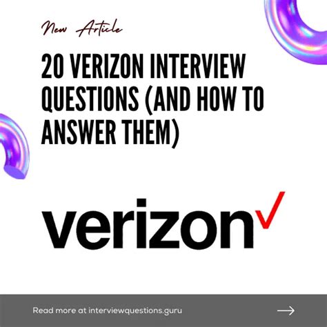 Top 20 Verizon Interview Questions And How To Answer Them