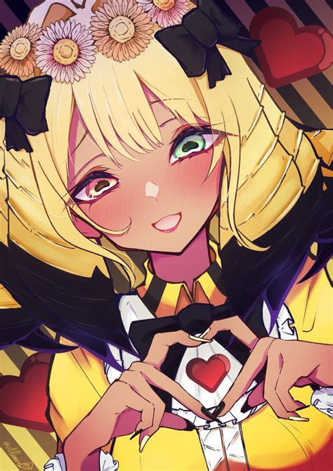 Safebooru Allumer99 Arthropod Girl Bee Girl Black Ribbon Blonde Hair