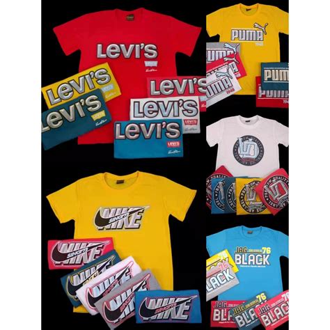 Unisex Tshirt Branded Print Assorted Design Shopee Philippines
