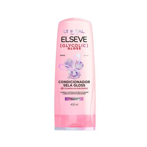 Condicionador De Cabelo Elseve Glycolic Gloss 400ml Elseve