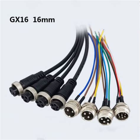 Panel Gx16 16mm Male Female Plug Connector Aviation Led Power 2 10pin