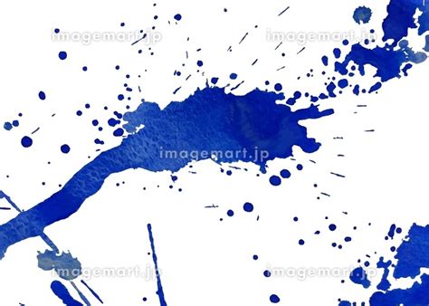 青い絵の具の飛沫背景、液体飛沫のイラスト素材 252874151 イメージマート