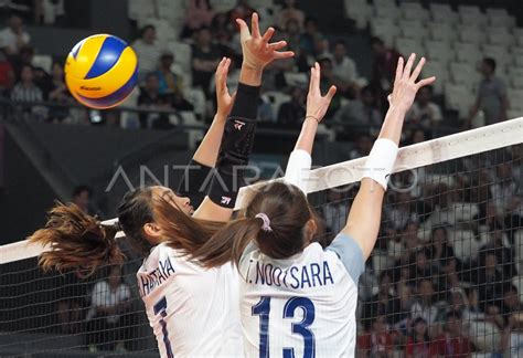 Bola Voli Putri Thailand Vs Korea Selatan Antara Foto