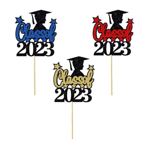 Graduation Cake Topper Class Of 2023 Graduation Party Decorations Cake