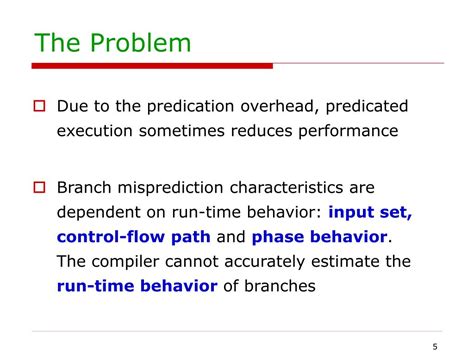 Ppt Wish Branches Combining Conditional Branching And Predication For