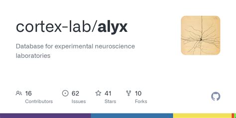 github cortex lab alyx database for experimental neuroscience