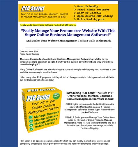 PLR Script Main Window Php Membership Management Software PLR Script Is An Advance PHP