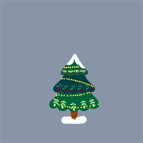 Download Christmas Christmas Tree Snow Royalty Free Stock