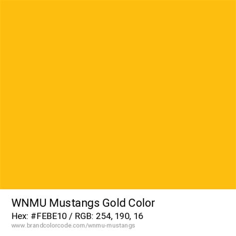 Wnmu Mustangs Brand Color Codes