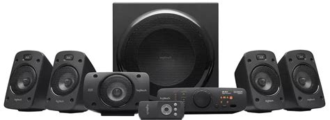 Logitech Z906 Review 5 1 Home Theater Speaker System Home Media Entertainment