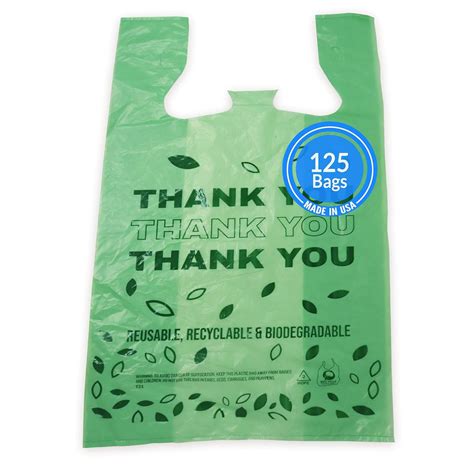Buy Reli Biodegradable Thank You Bags 125 Count Made In Usa