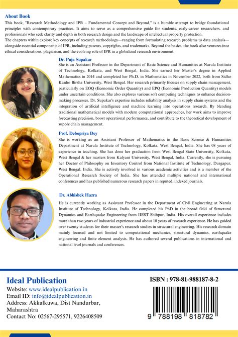 Research Methodology And Ipr Fundamental Concept And Beyond Ideal