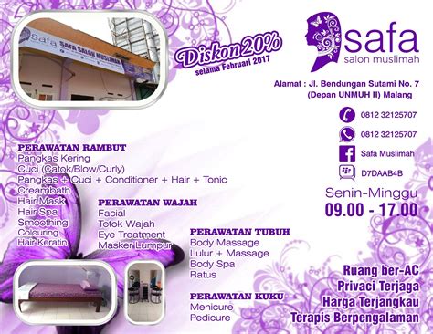 Safa Salon Muslimah Malang